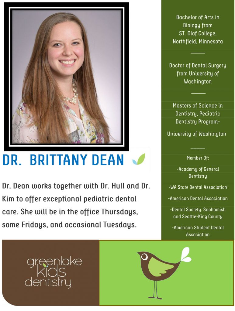 Dr. Brittany Dean - Greenlake Kid's Dentistry